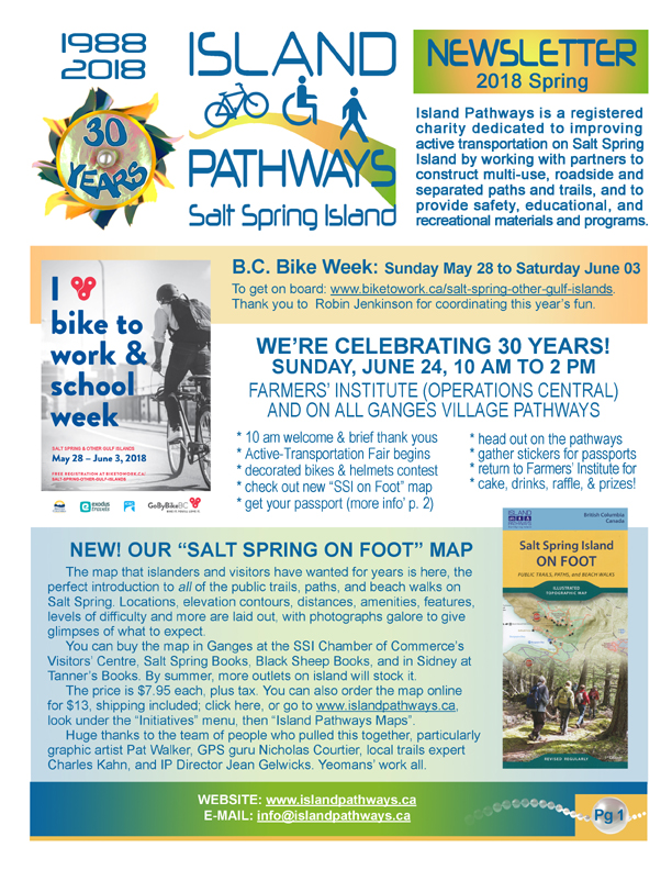 Island Pathways 2018 Spring Newsletter Island Pathways